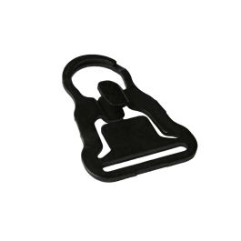 1 1/4 Inch Steel Plated MASH Hook Black