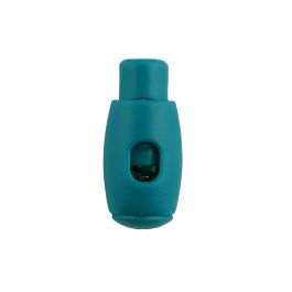 Teal Bowling Pin Style Cord Lock