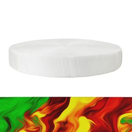 2 Inch Tubular Polyester Webbing Wicked Rasta