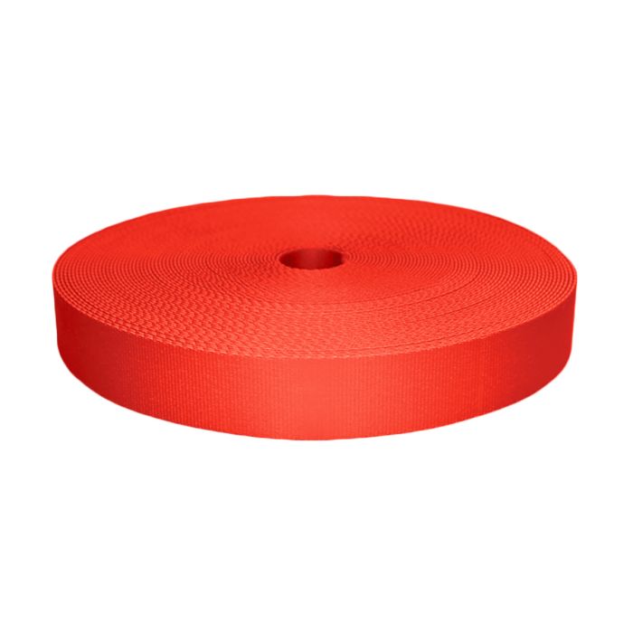 1-1/2 Inch Picture Quality Polyester Webbing Red - Strapworks